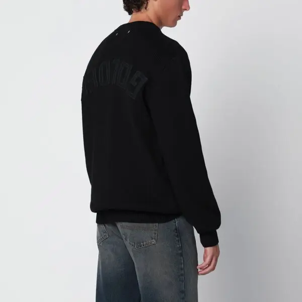 GOLDEN GOOSE Cotton Crewneck Sweater With Back Lettering