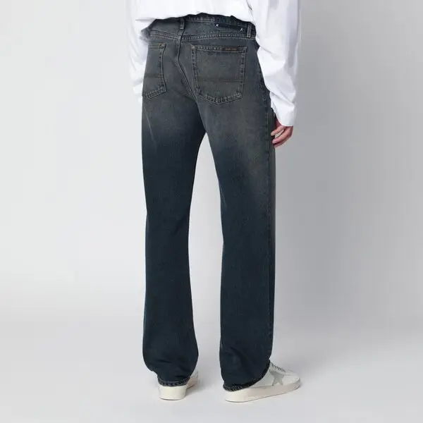 GOLDEN GOOSE Journey Dark Straight-leg Cotton Jeans