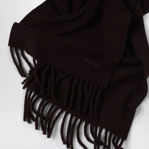 Max Mara Wool Scarf With Fringes