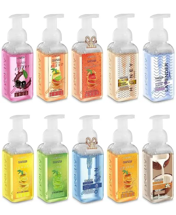 LOVERY 10-piece Hand Foaming Soap In Citrus