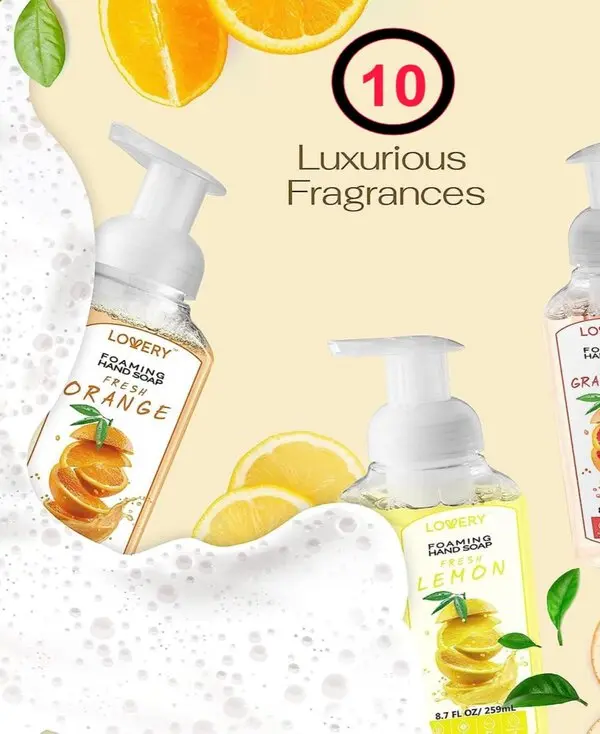 LOVERY 10-piece Hand Foaming Soap In Citrus