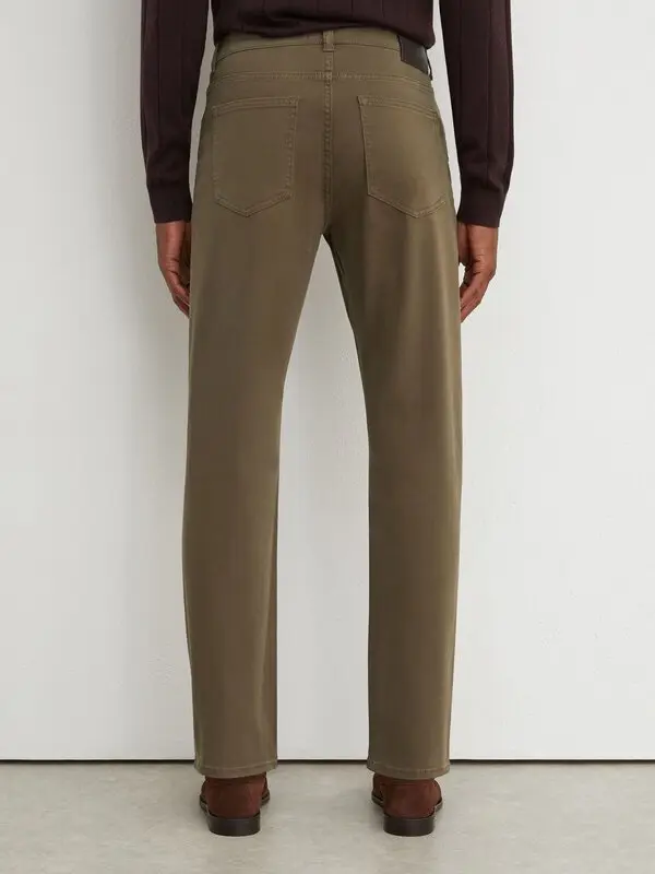 REISS Sunset Slim-fit Cotton-stretch Jeans - Washed Green