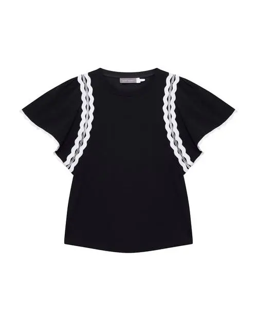 Mint Velvet Ric Rac Trim Cotton Top