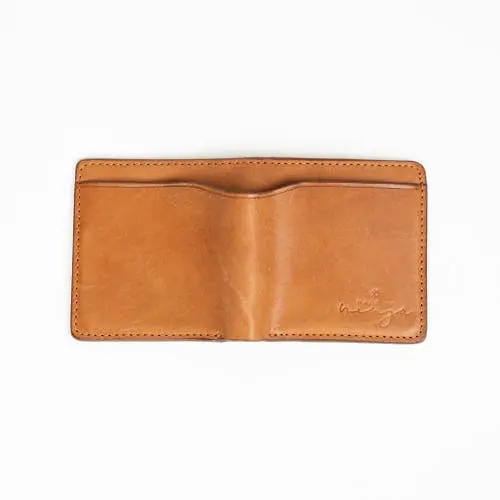 MINGA Leather Foldable Wallet - Honey