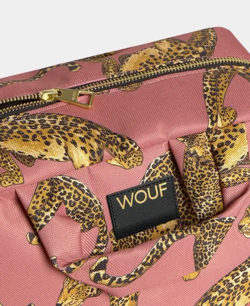 WOUF Leopard Large Toiletry Bag