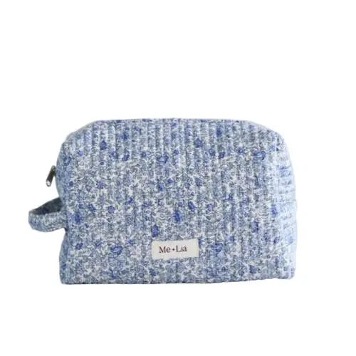 ME AND LIA Make-up Pouchlarge - Blue Blossom