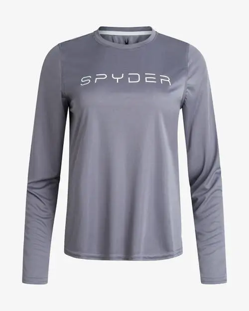 SPYDER Performance Long Sleeve Top - Dark Grey