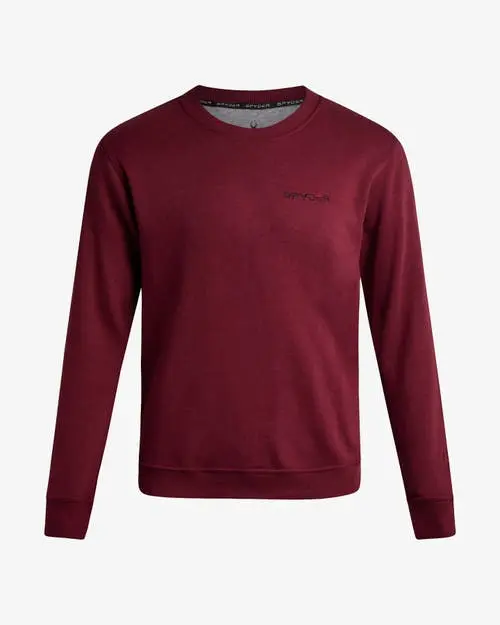 SPYDER Fleece Crew - Mahogany