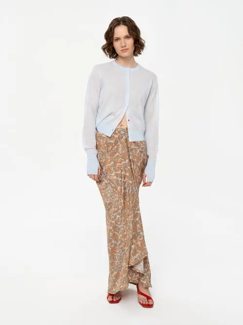 ALAS Low Rise Draped Maxi Beach Skirt