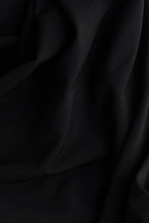 H&M Sleeveless Draped Top With Stand-up Collar