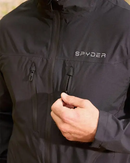 SPYDER Overcast Rain Jacket - Black