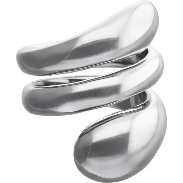 UNODE50 Triple Spiral Statement Ring