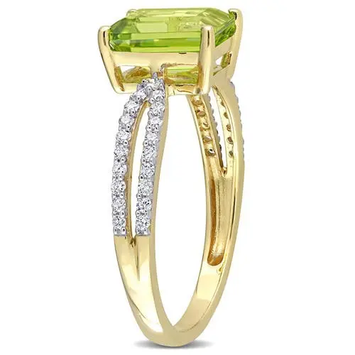 JULIANNA B. 14k Yellow Gold And Diamond Ring
