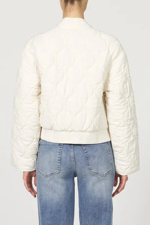 DEAR JOHN Quilted Jacket - Whitecap Grey