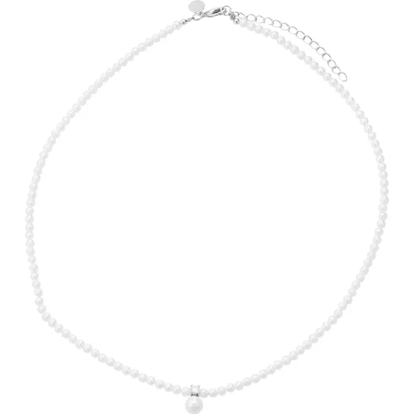 UNTAMED PETALS Reverie Pearl Necklace - White