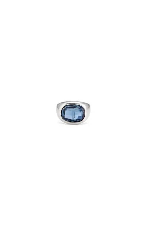 UNODE50 Blue Crystal Ring
