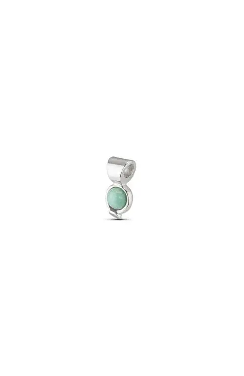 UNODE50 Sterling Plated Charm With Amazonite Stone