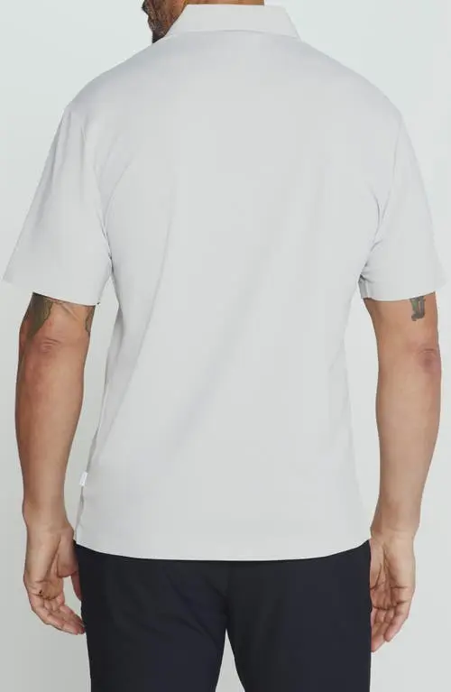 7 Diamonds Reeve Performance Polo - Fog