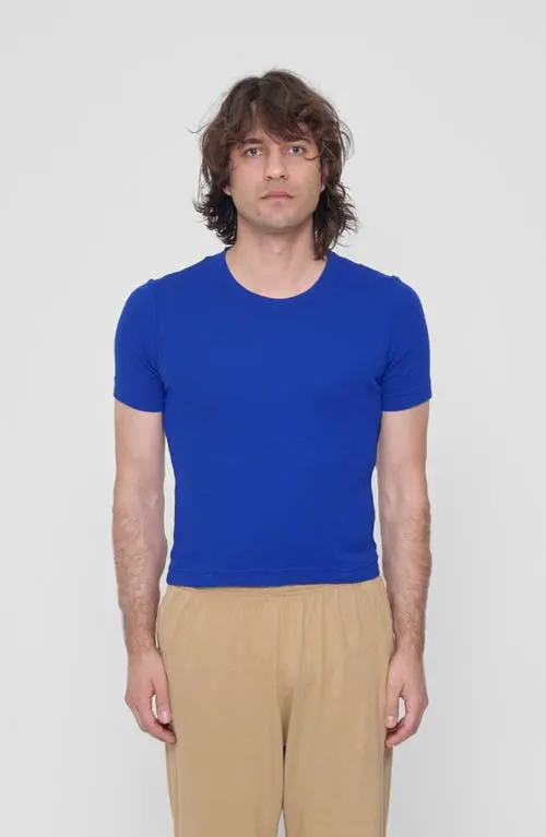 EVERYBODY.WORLD Rib Short Sleeve - Lapis