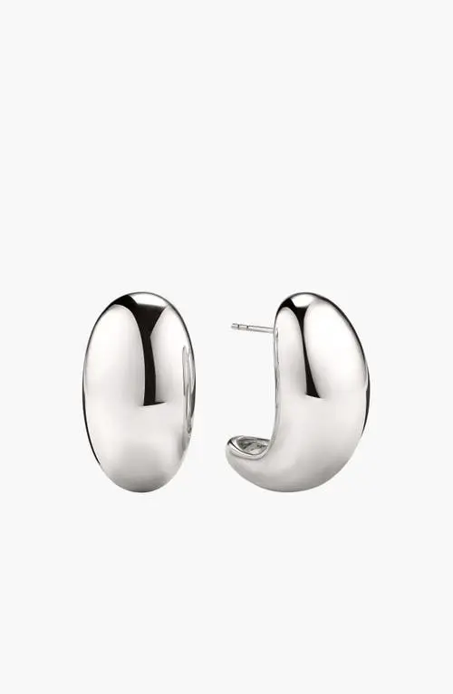 Mejuri Mega Dome Earrings - Sterling Silver