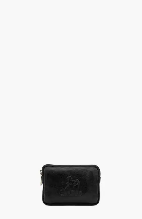 CAVALINHO Gentleman Leather Coin Purse 534 - Black