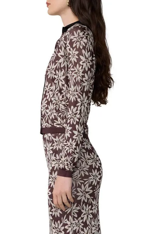 Diane Von Furstenberg Rae Botanical Print Knit Top