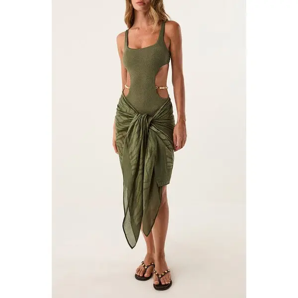 VIX PAULA HERMANNY Printed Sarong Cover-up