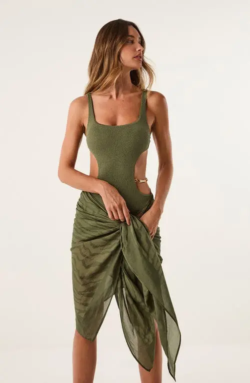 VIX PAULA HERMANNY Printed Sarong Cover-up