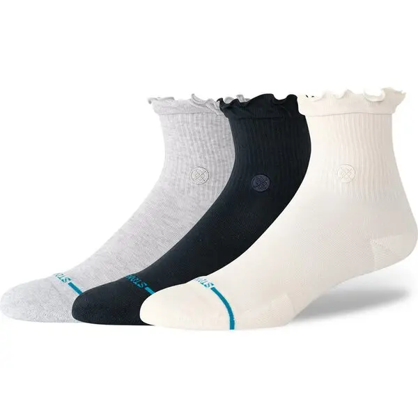 Stance Ruffle Icon Assorted 3-pack Quarter Socks