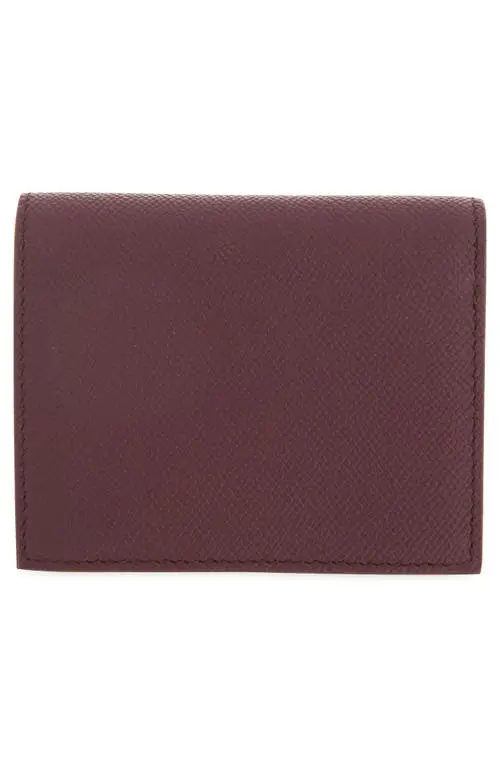 FERRAGAMO Gancini Leather French Wallet
