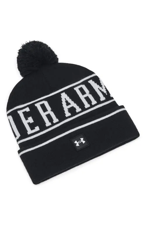 Under Armour Halftime Pompom Beanie - 001 Black