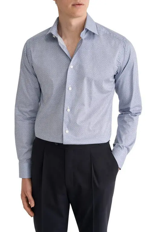 Eton Contemporary Fit Micro Print Shirt