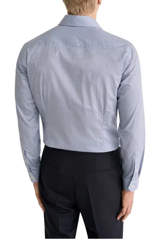 Eton Contemporary Fit Micro Print Shirt