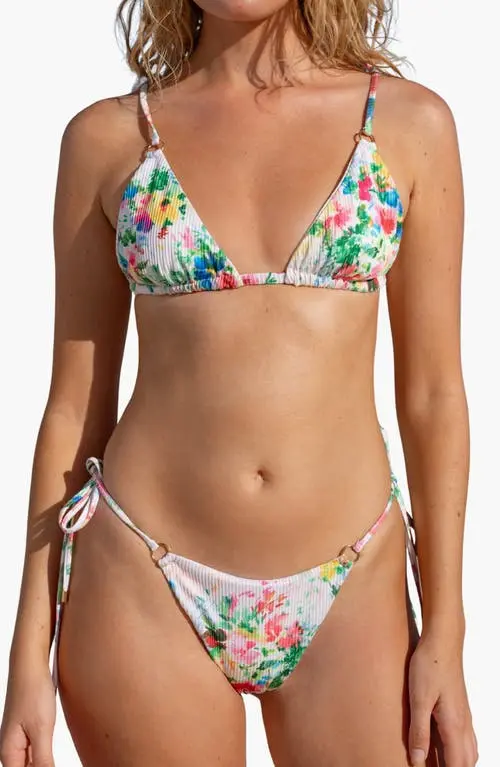 AQUARI Zuma Bikini Bottom - Floral Reflection