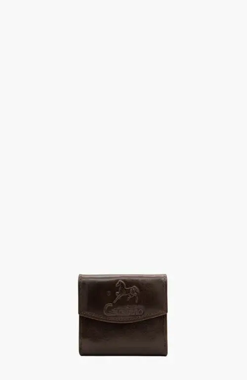 Cavalinho Gentleman Mini Trifold Leather Wallet 530 - Brown