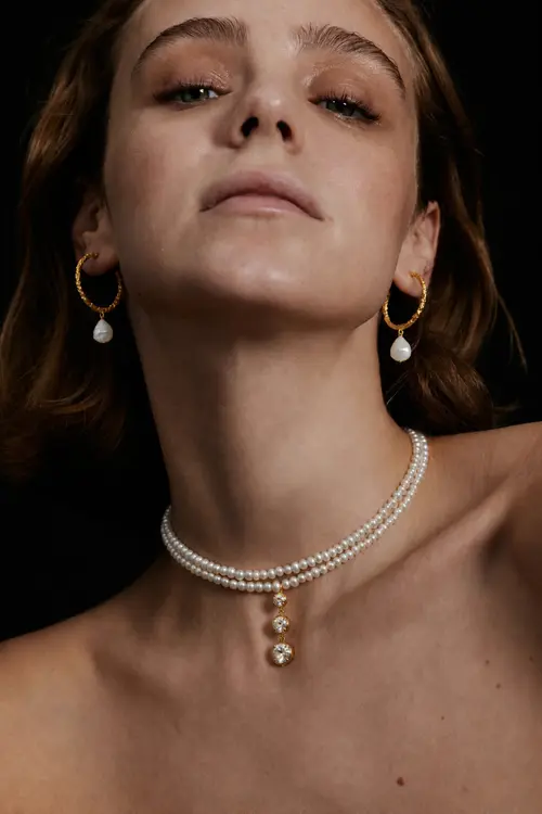 PERACAS Bella Statement Pearl Necklace