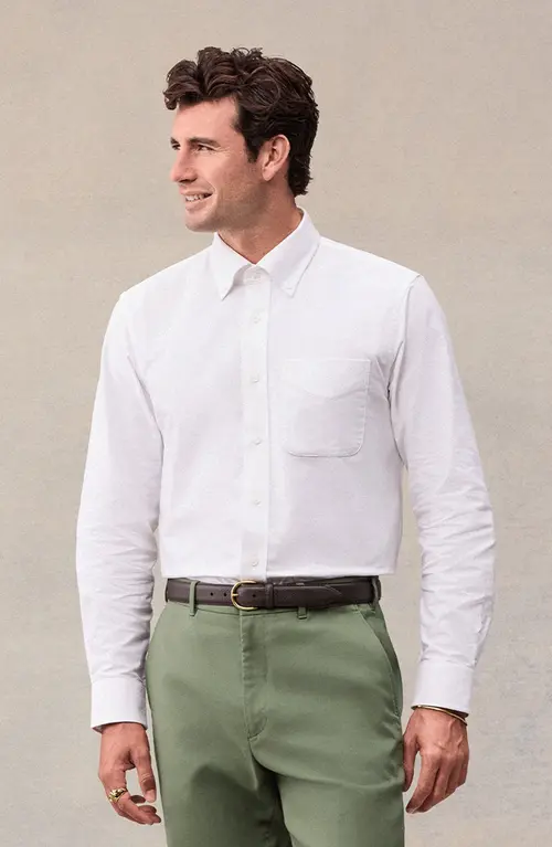 THE BLACK TUX Oxford Shirt - White