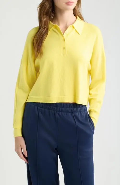 Deluc Floyd Polo Sweater - Lemon