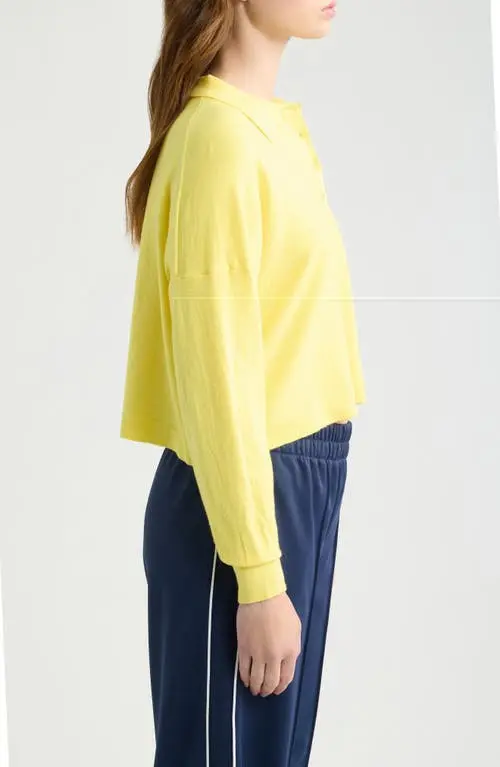 Deluc Floyd Polo Sweater - Lemon