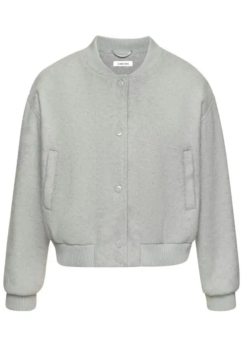 LASCANA Fleece Varsity Bomber Jacket