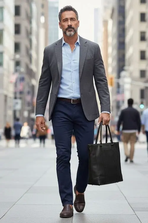 LUIS STEVEN Vertical Laptop Tote
