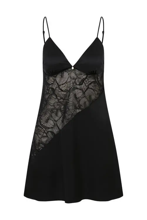 HOUSE OF SILK Noir Muse Dress