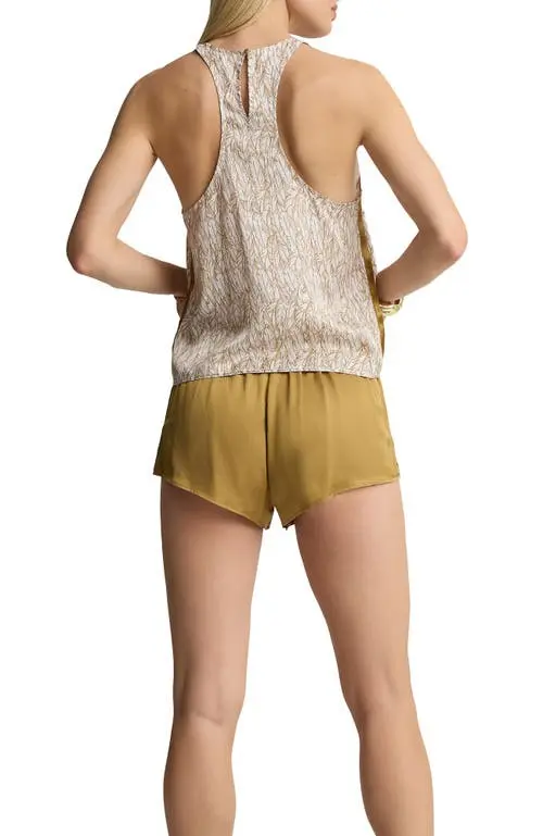 BLKSWN Feathers Short Pajamas Set
