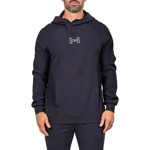 MACEOO Marthyr Ribbed Hoodie - Black