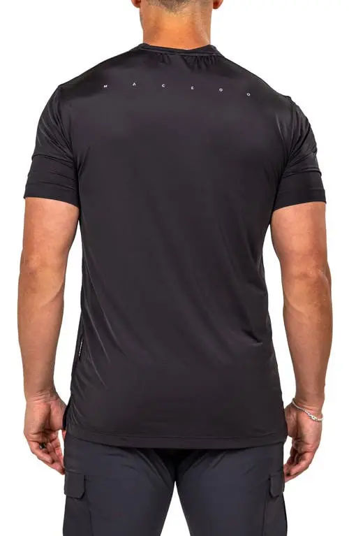 MACEOO Athletic Quarter Zip Performance T-shirt