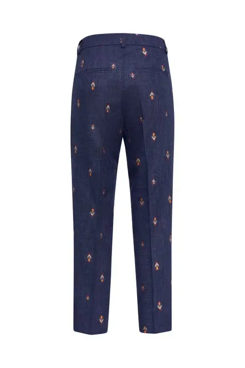 MAISON COMMON Signature Straight Leg Cropped Trousers