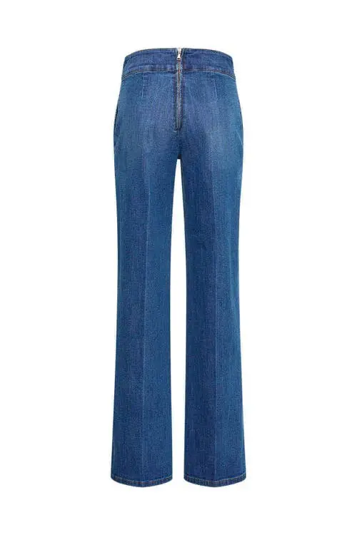MAISON COMMON Sailor Jeans With Decorative Buttons