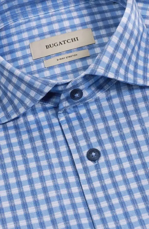 Bugatchi Devon Ooohcotton® Tech Check Long Sleeve Shirt