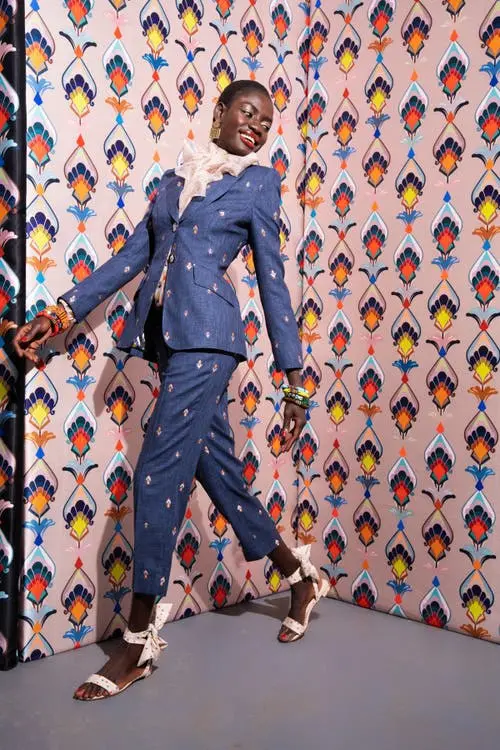 MAISON COMMON Jeans Jacquard Blazer