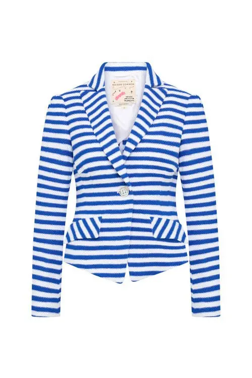 MAISON COMMON Striped Jersey Jacket